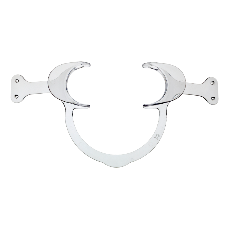 Retractor labial para fotos combinado con asas